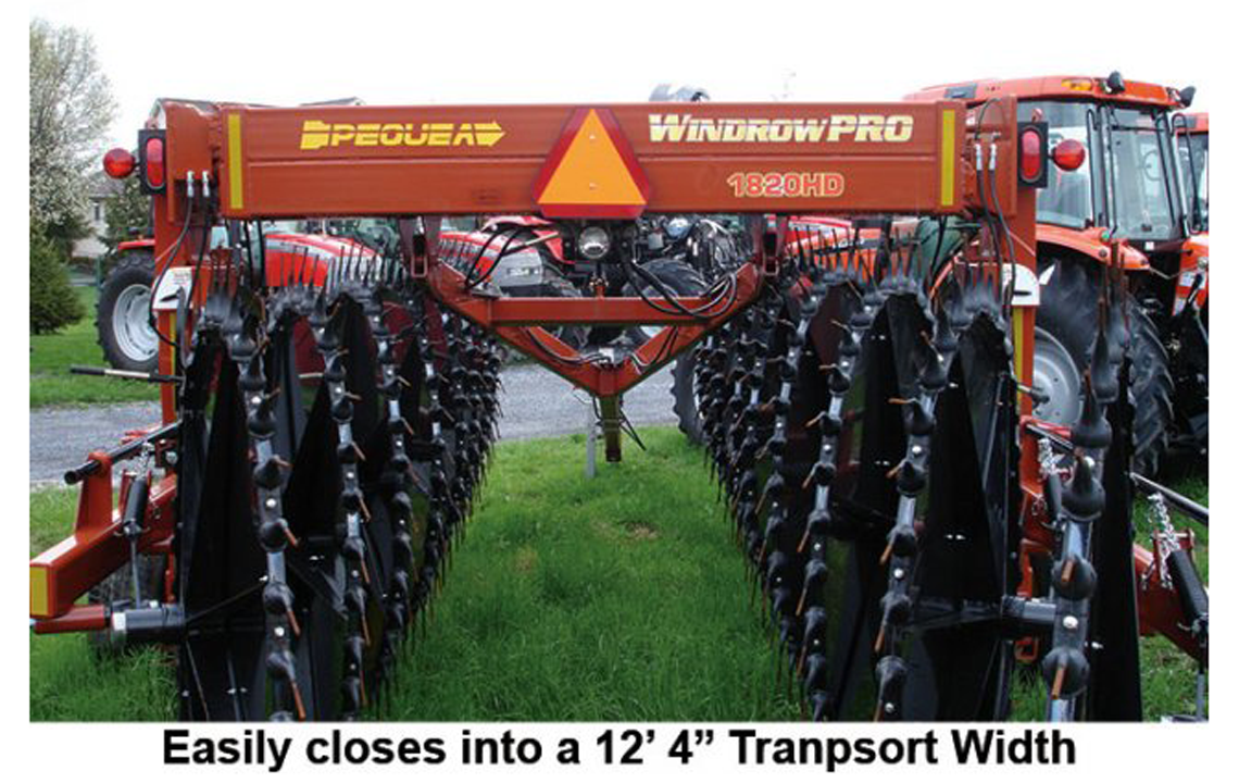 1820HD | Hay Wheel Rake | AG Products| Pequea Machine