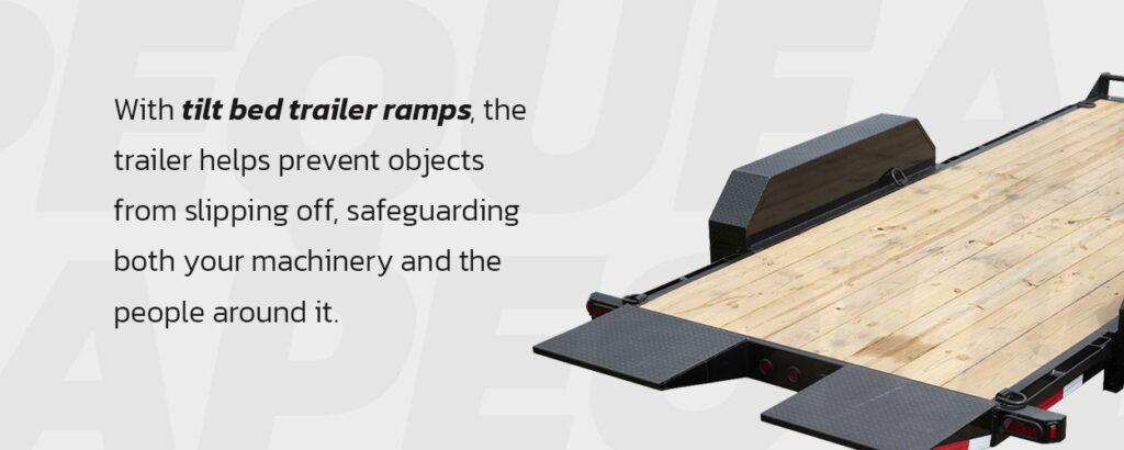 Tilt Bed Trailer vs. Ramps - Pequea Machine